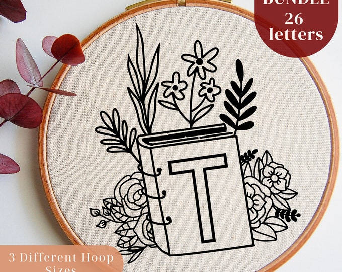 The EMBROIDERY DESIGN BOOK of Embroiderers Designs Containing Initials ...