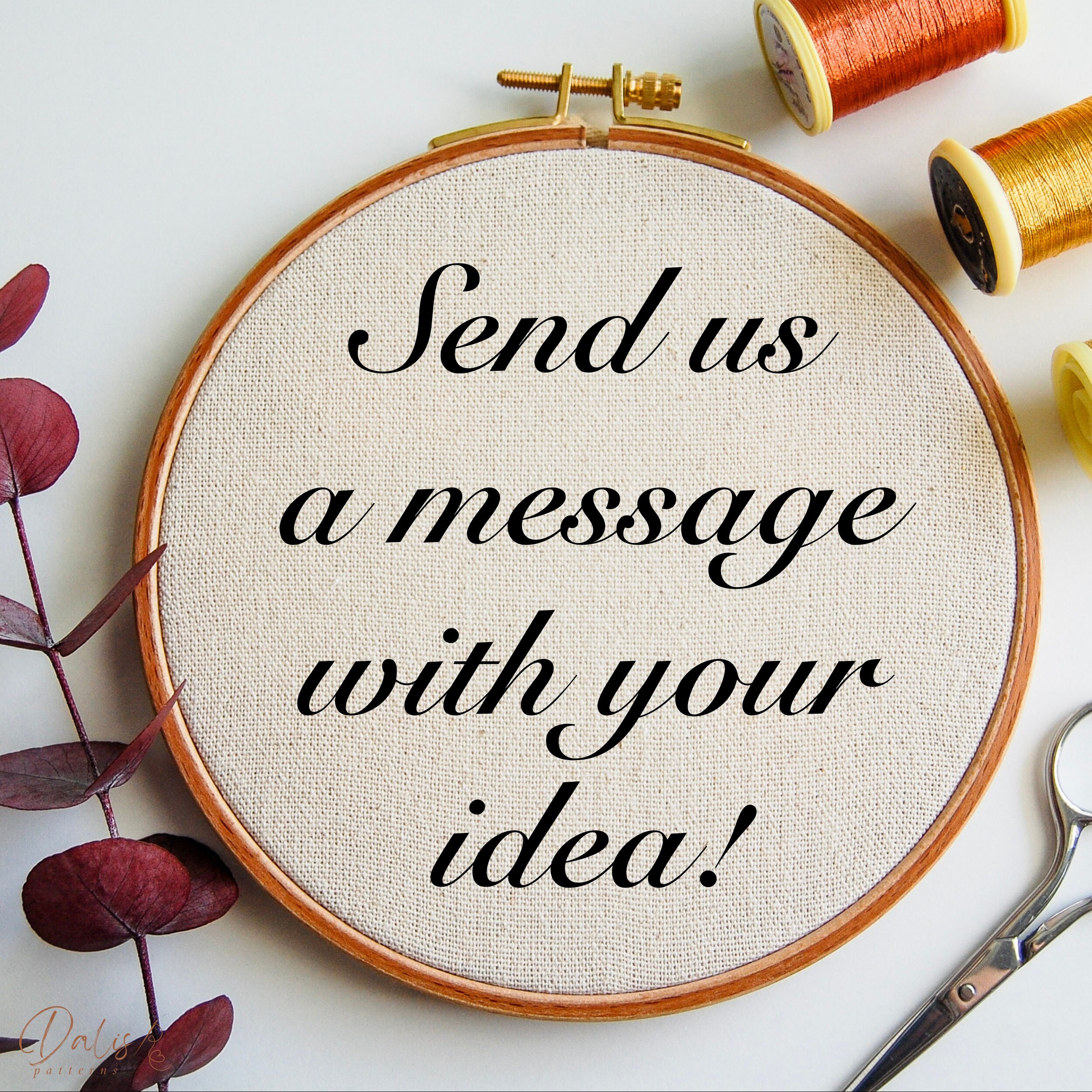 Fully Custom Hand Embroidery Design Template, Create Your Own Hand ...