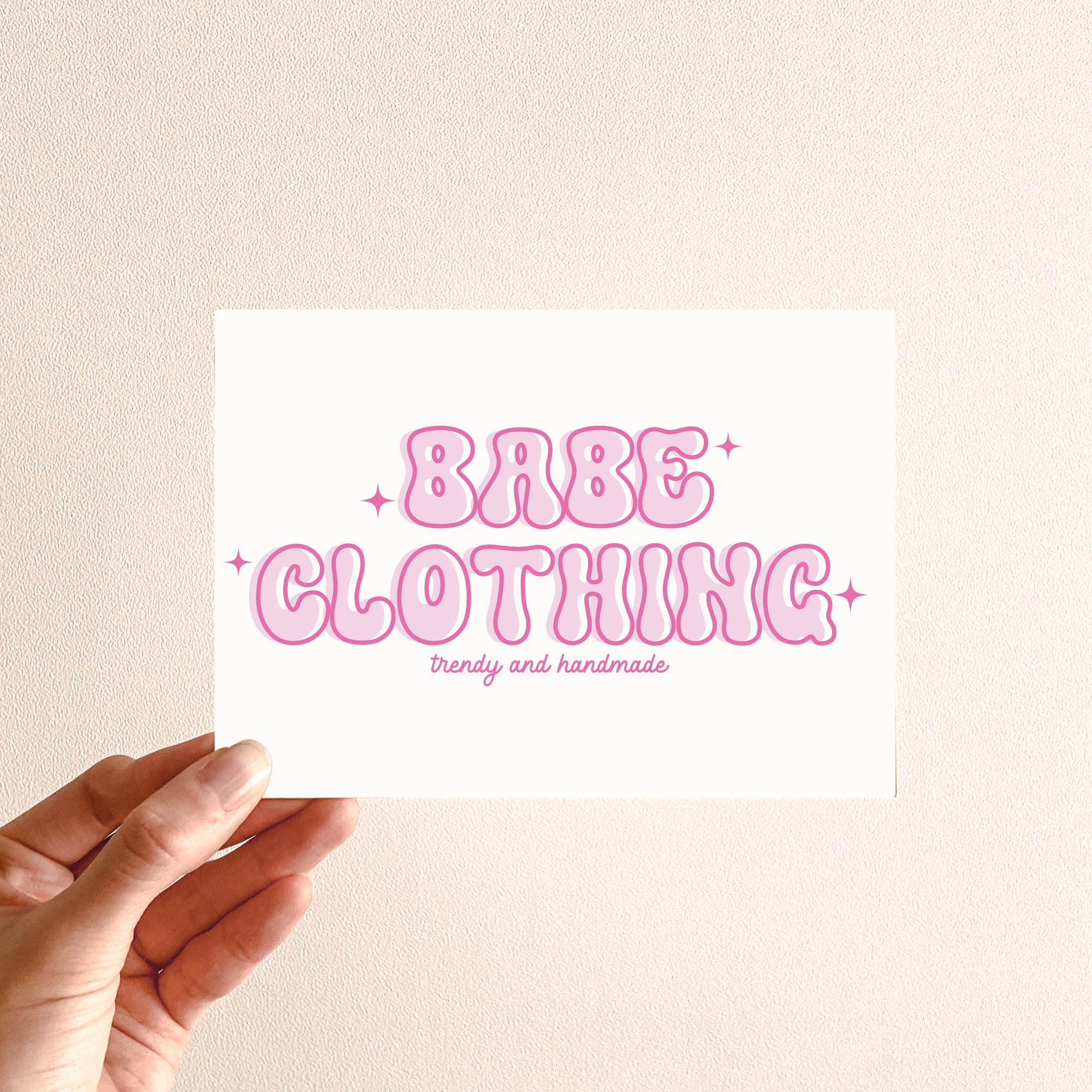 Preppy Logo Design Template Feminine Canva Logo DIY Design - Etsy