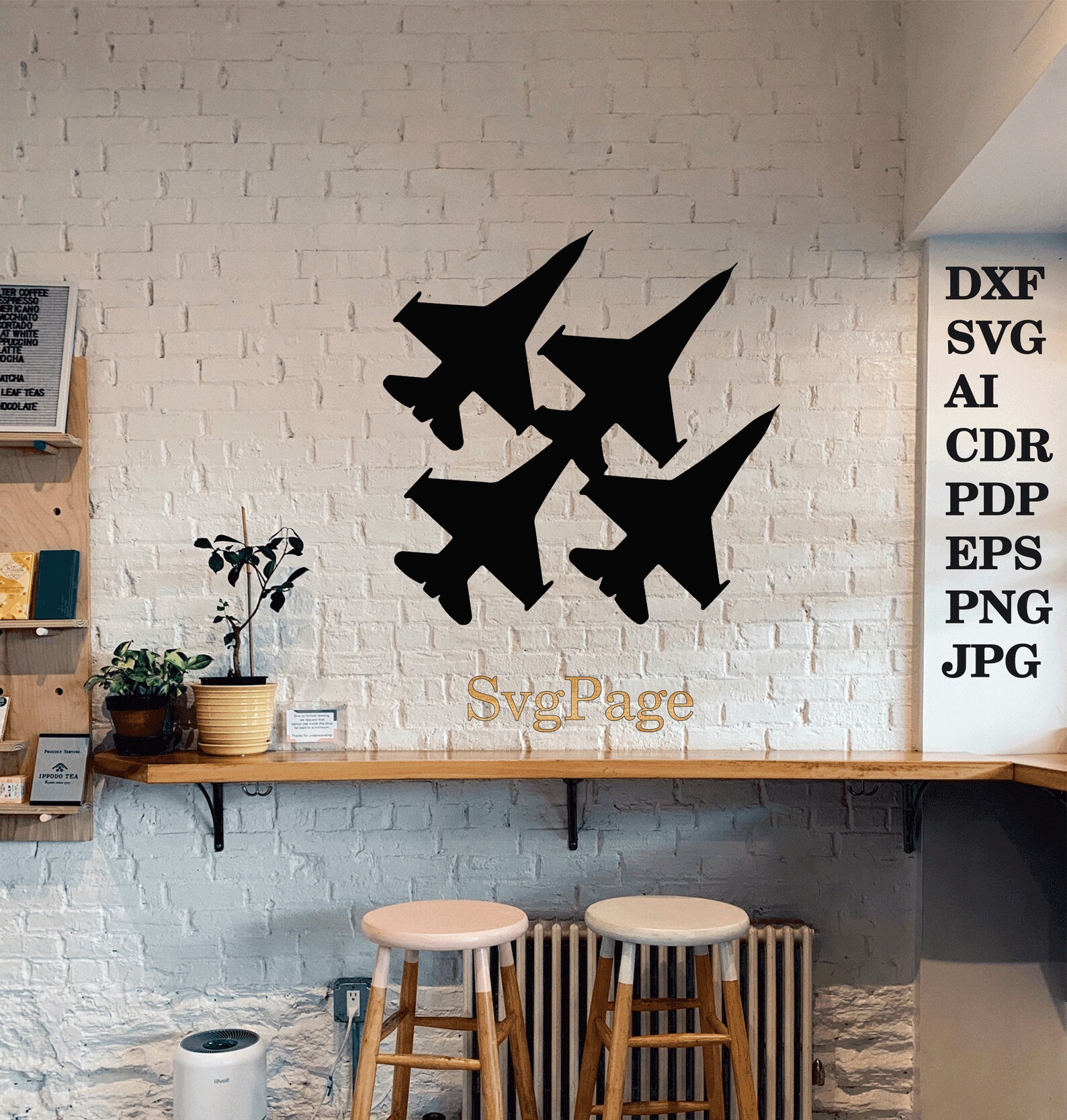 Aircraft Plane Jet Fighter Aviation Laser Cut Svg Dxf Png - Etsy