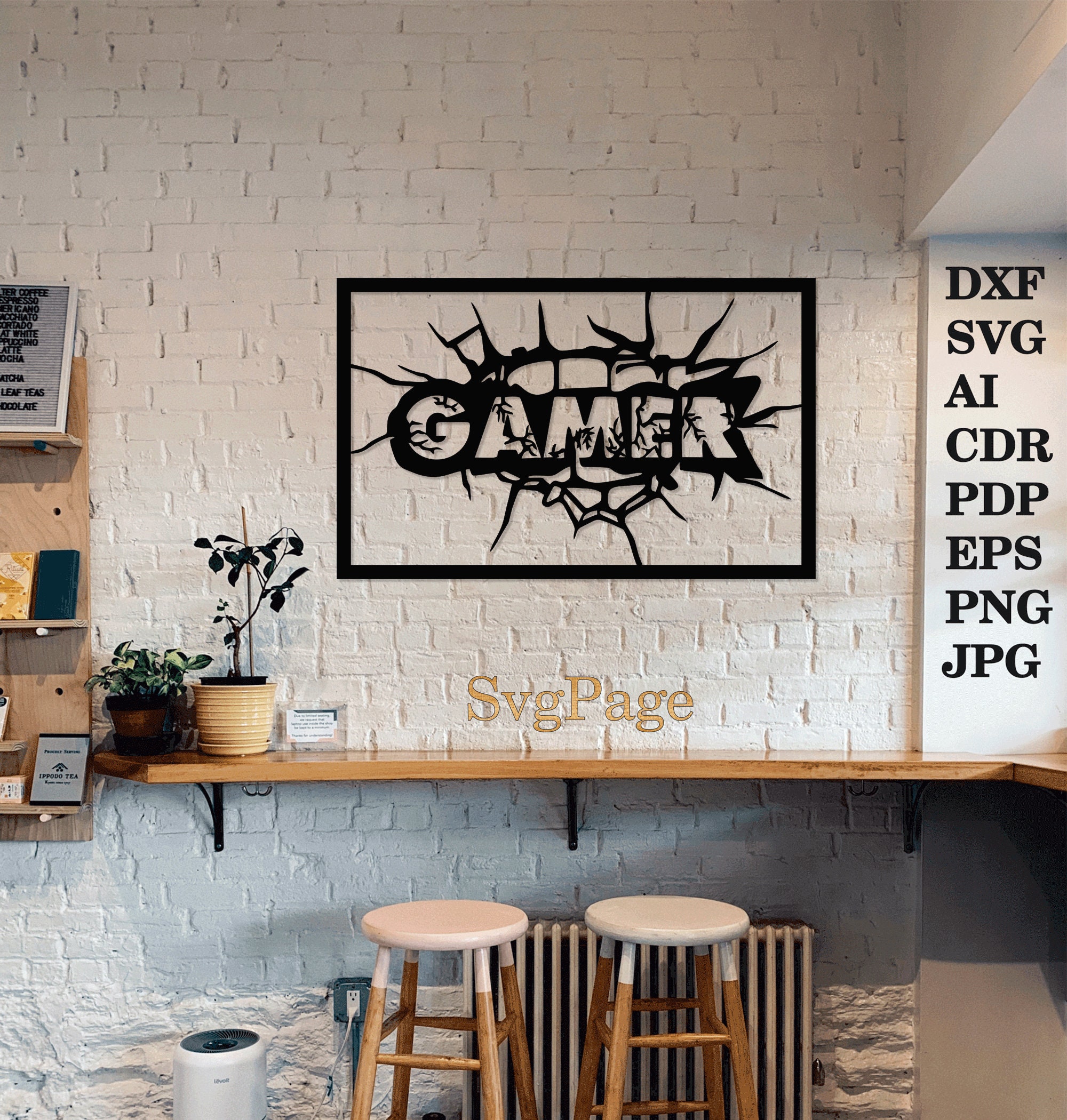 Gamer Svg Gaming Dxf Laser Cut Png Files Wall Art Sticker - Etsy Australia