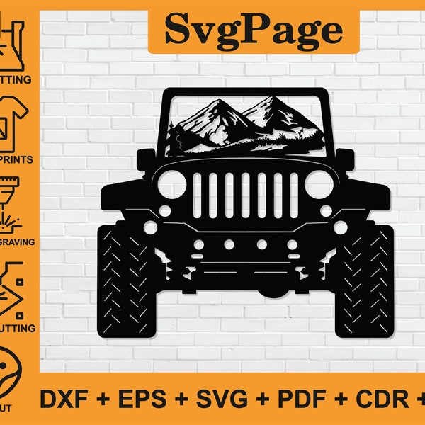 Jeep Svg File - Etsy