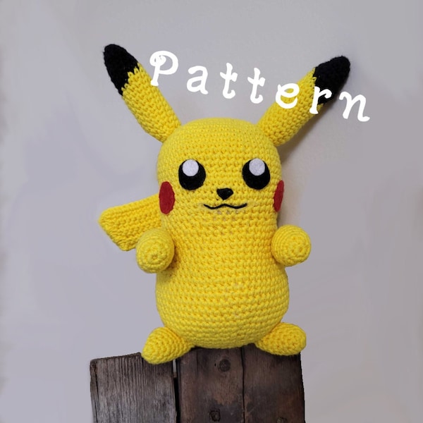Pikachu Sew Pattern - Etsy