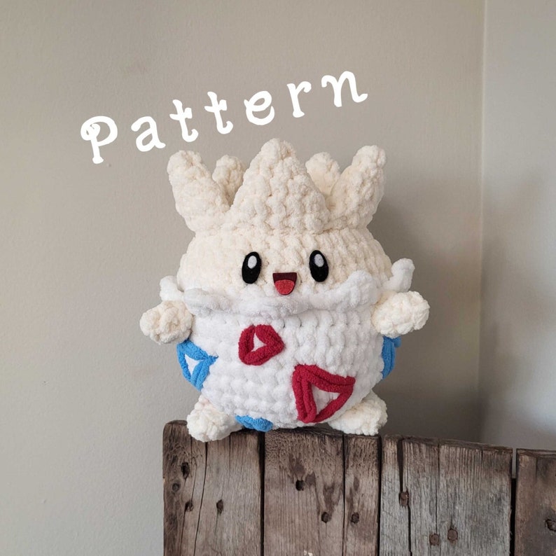 Togepi Crochet Pattern - Etsy