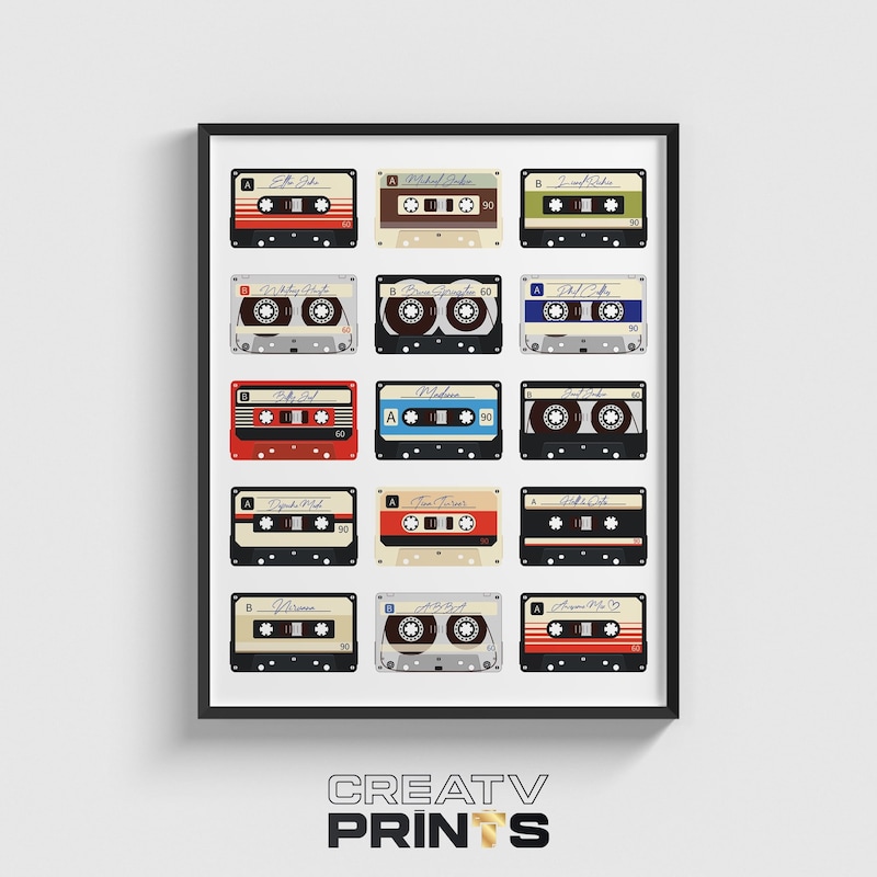 Cassette Tape Printable - Etsy