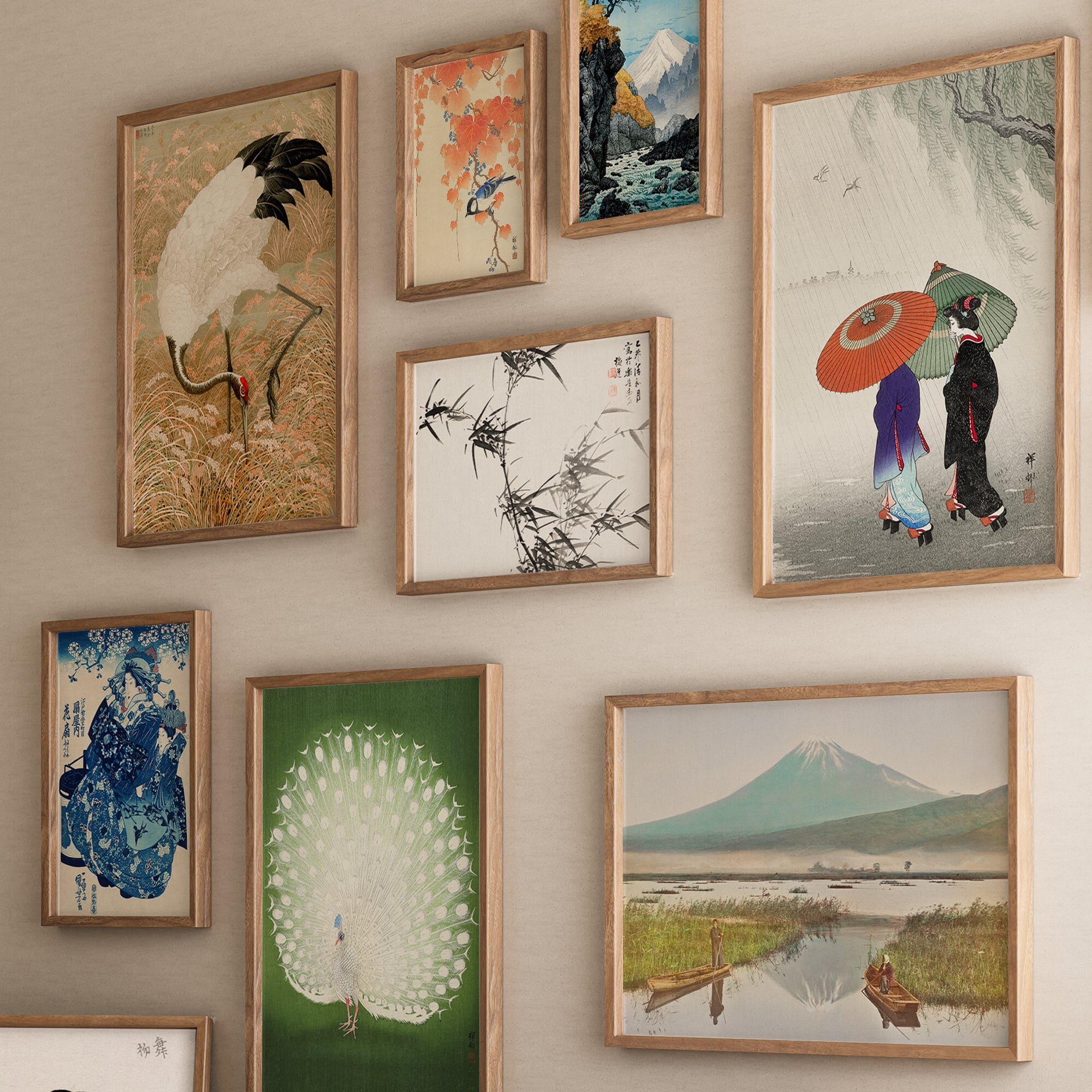 Asian Art, Artful Japanese Digital Prints, Samurai, Ukiyo, Wabi Sabi ...