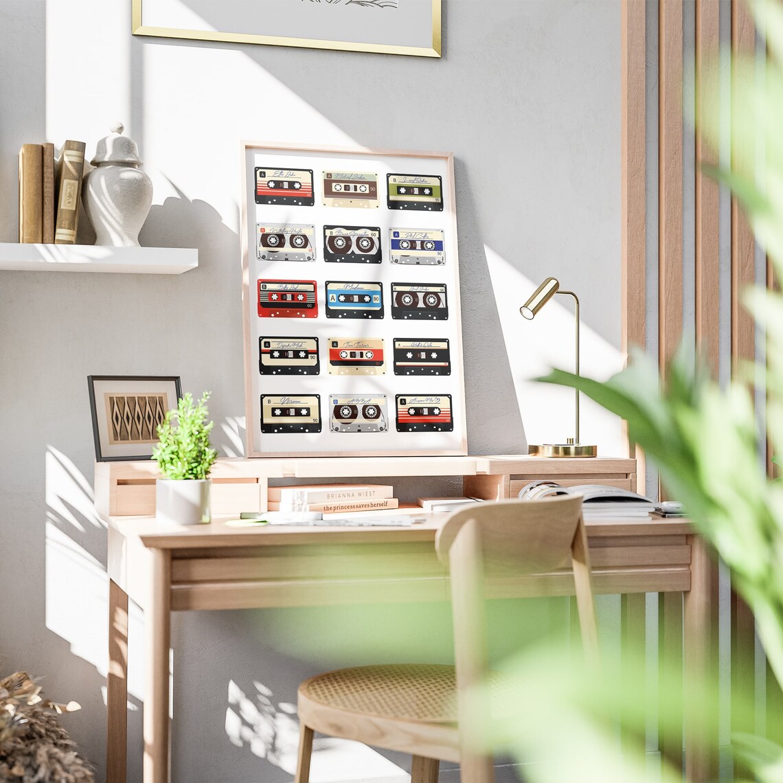 MIXTAPE POSTER, Classics, Cassette Tape, Old Days Music, Artful Poster ...