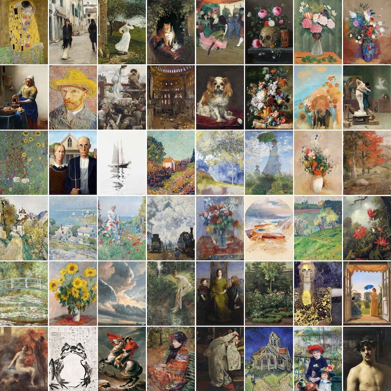 210 Timeless Printable Vintage Art Prints - Home Decor - Eclectic ...