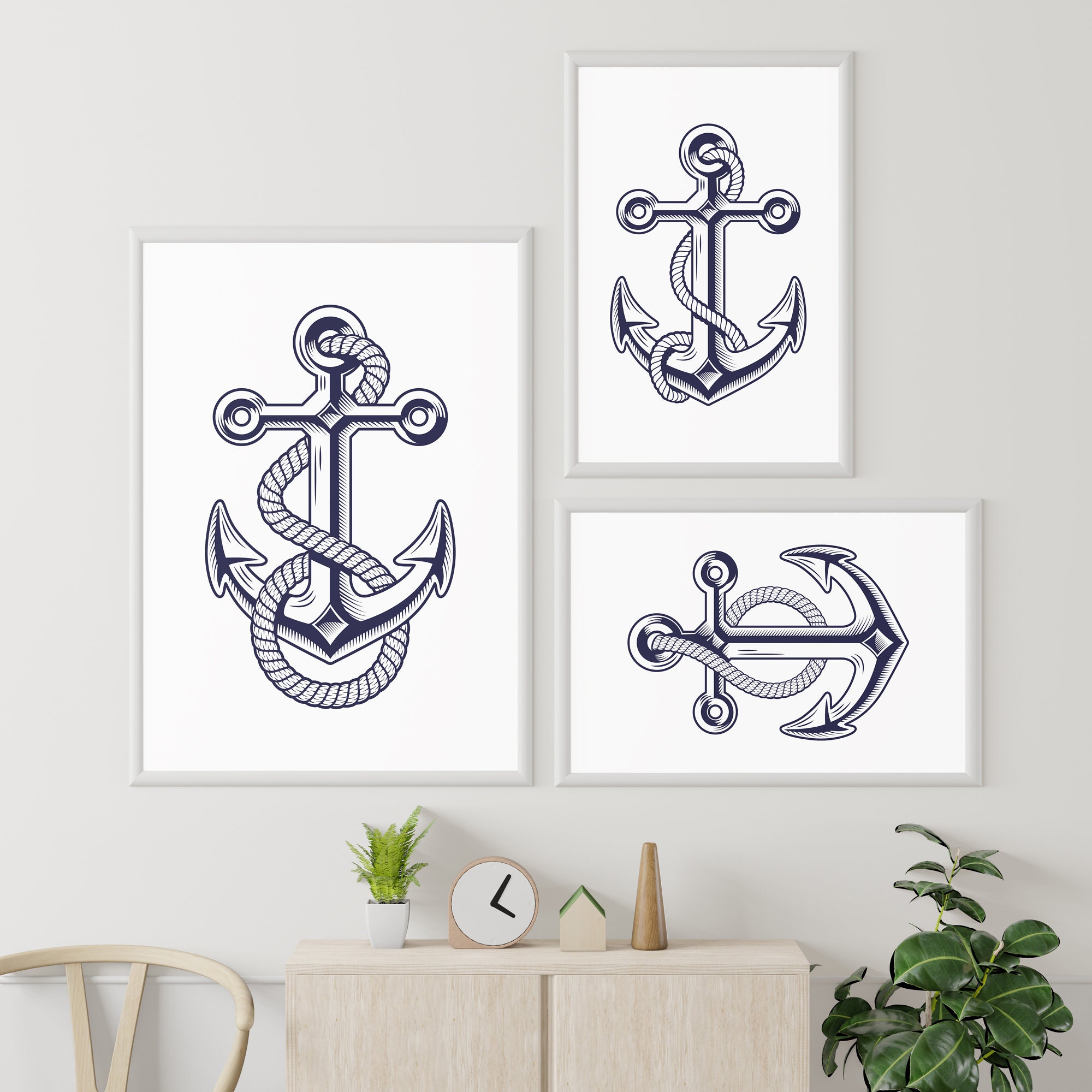 6 NAUTICAL Printable Posters Sea Art Digital Download - Etsy