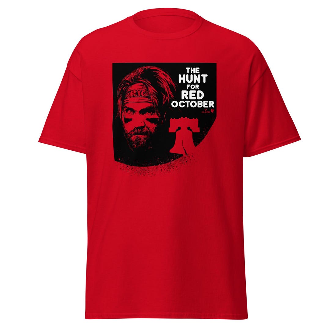 Bryce Harper Hunt for Red October - Philadelphia Baseball T-shirt - Etsy