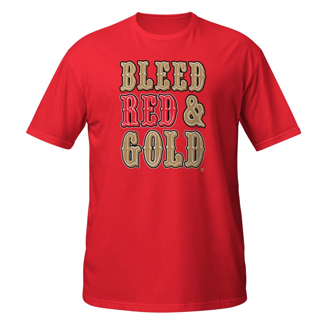 Bleed Red & Gold - Etsy