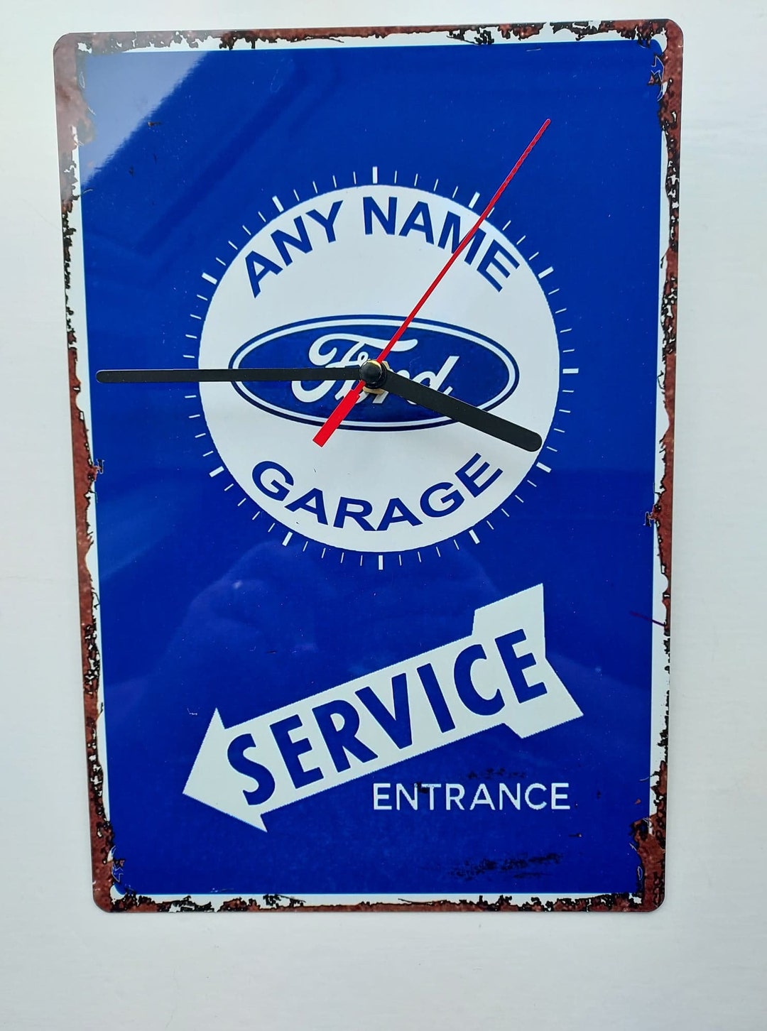 FORD Wall Clock, Vintage Retro Garage , Workshop Meal Sign ...