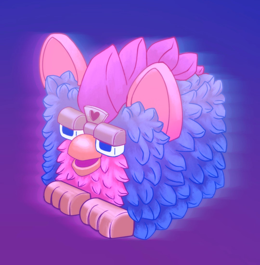 Furby Aesthetic Print - Etsy