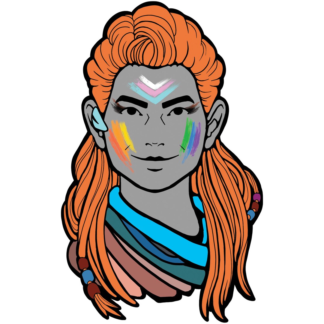 Aloy Pride Horizon Forbidden West Post Card - Etsy