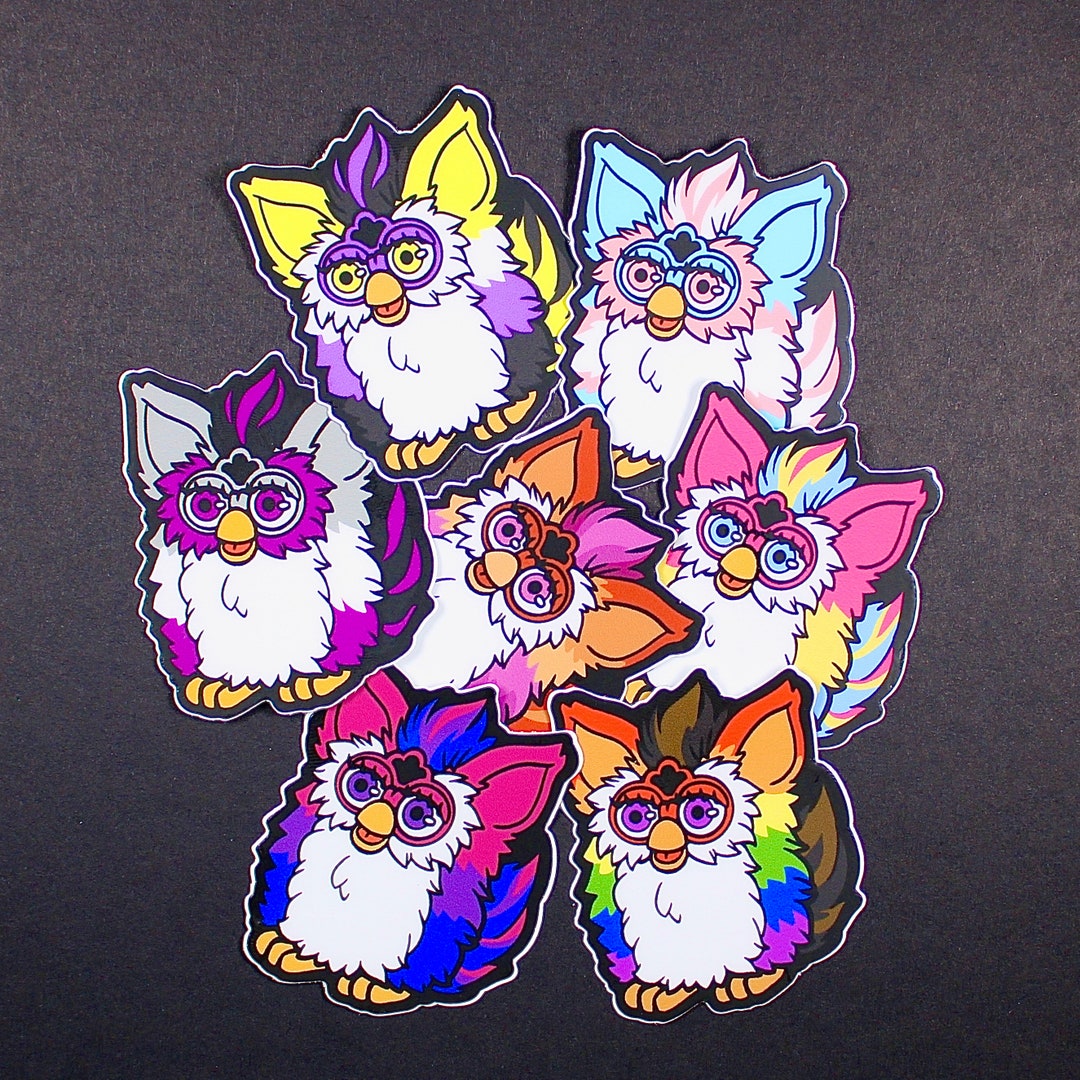Furby Pride Collection - Stickers - Etsy