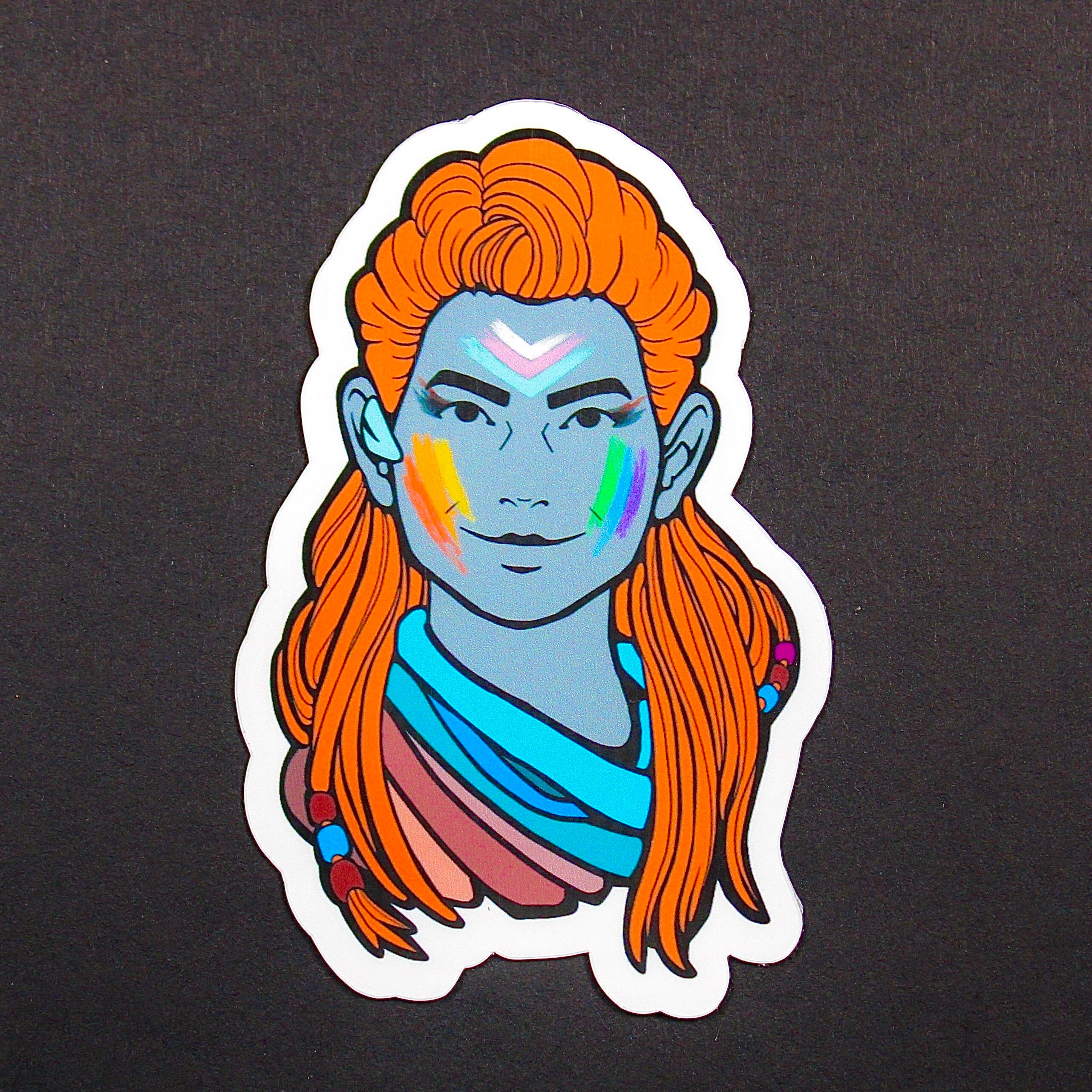 Aloy Pride - Horizon Forbidden West - Sticker - Etsy