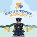 Train-themed Birthday Invitation Canva Design Template Kit - Etsy