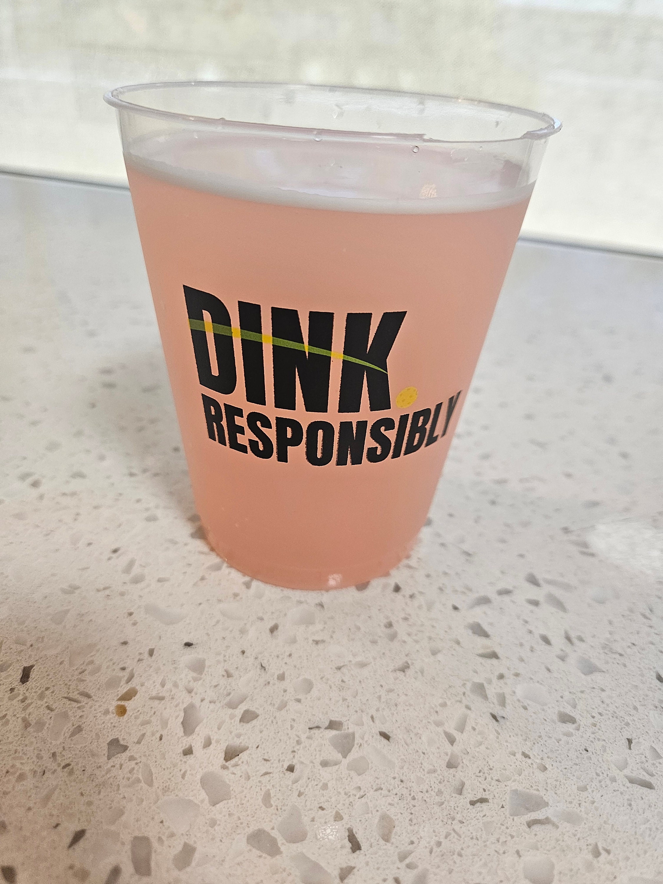 Pickleball Dinking Plastic Cups (set of 10) | Pickleball Party Cups ...