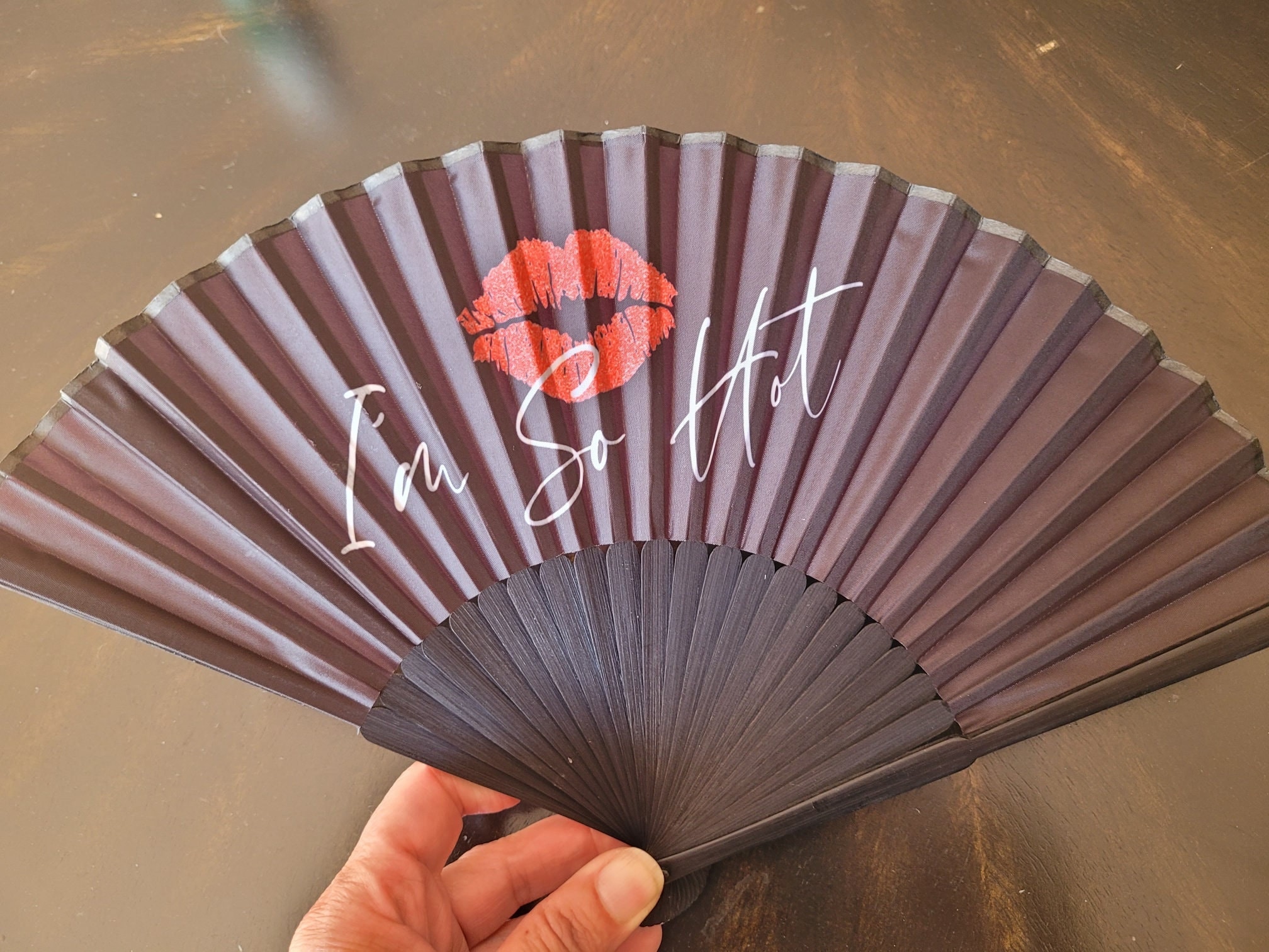 Hand Fan, Silk Hand Fan, Birthday Favor, Wedding Favor, Personal Fan, I ...