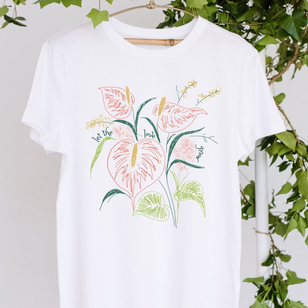 Floral Tee - Etsy