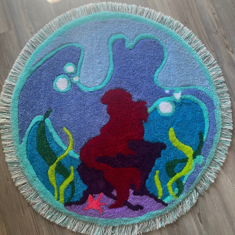 Mermaid Area Rug - Etsy