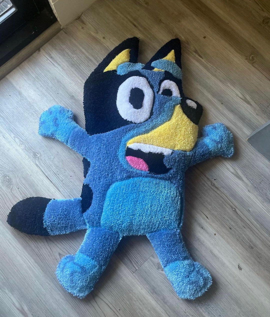 BLUEY Bluey Heeler Accent Character Rug - Etsy