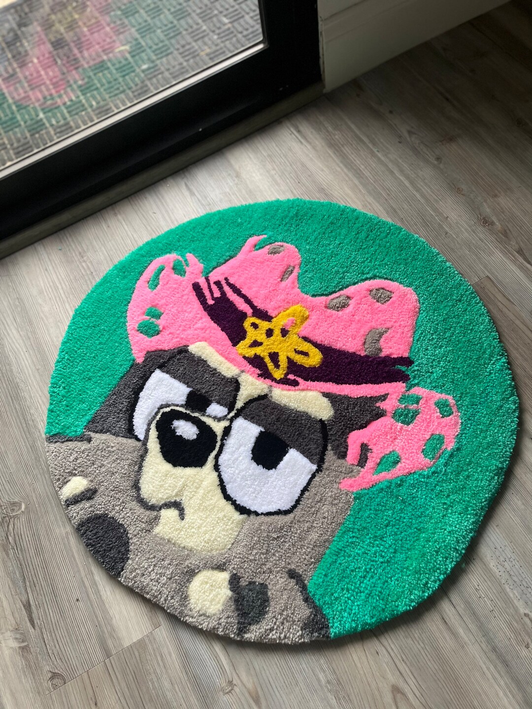 BLUEY Muffin cowboy Hat Area Rug - Etsy