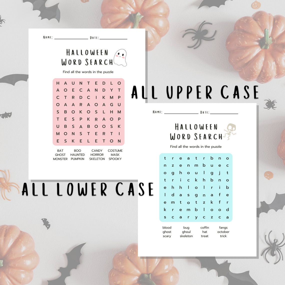 Halloween Word Search | Fall Word Search | Printable Word Search ...