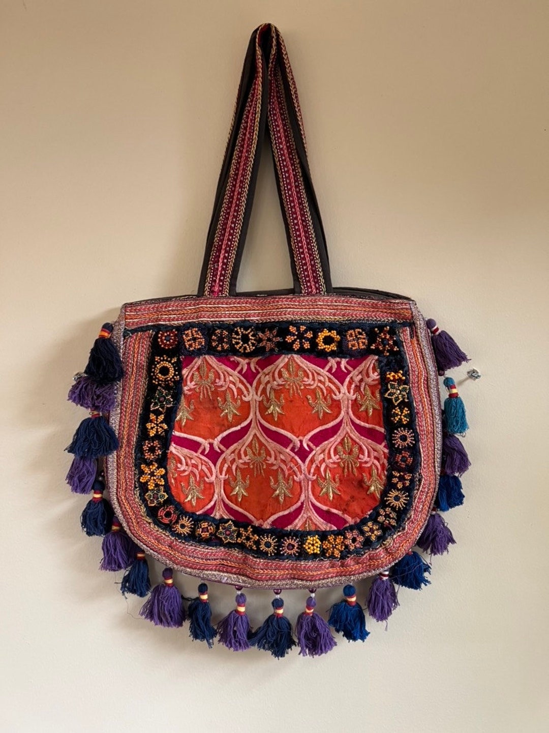 Kantha Handbag | Repurpose Upcycle| Upcycle Handbag | Cotton Bag ...