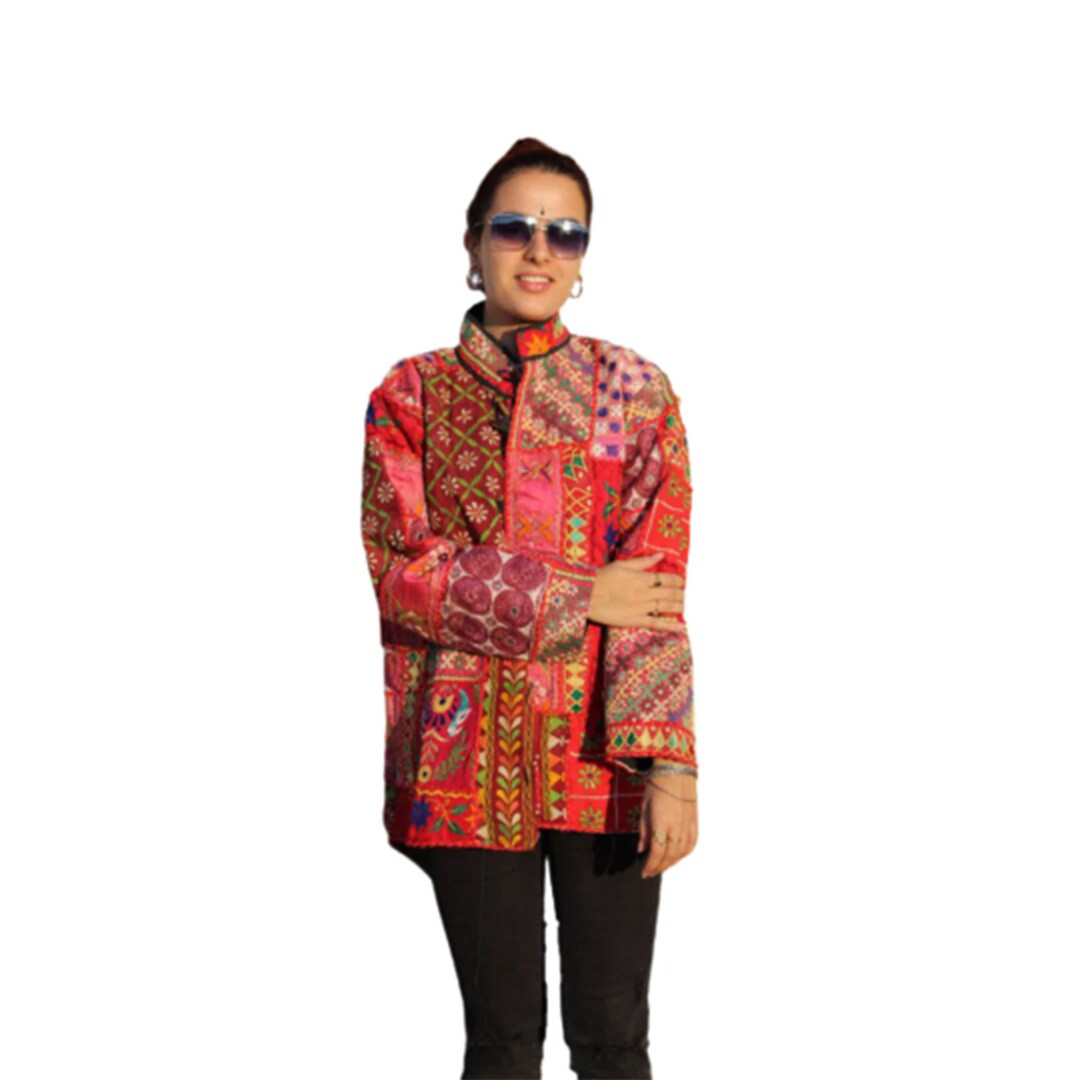 Kantha Jacket | Recycle Jacket | Upcycle Jacket | Cotton Jacket ...