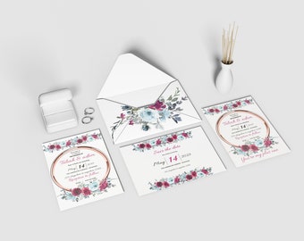 Plus One Wedding Invitation - Etsy