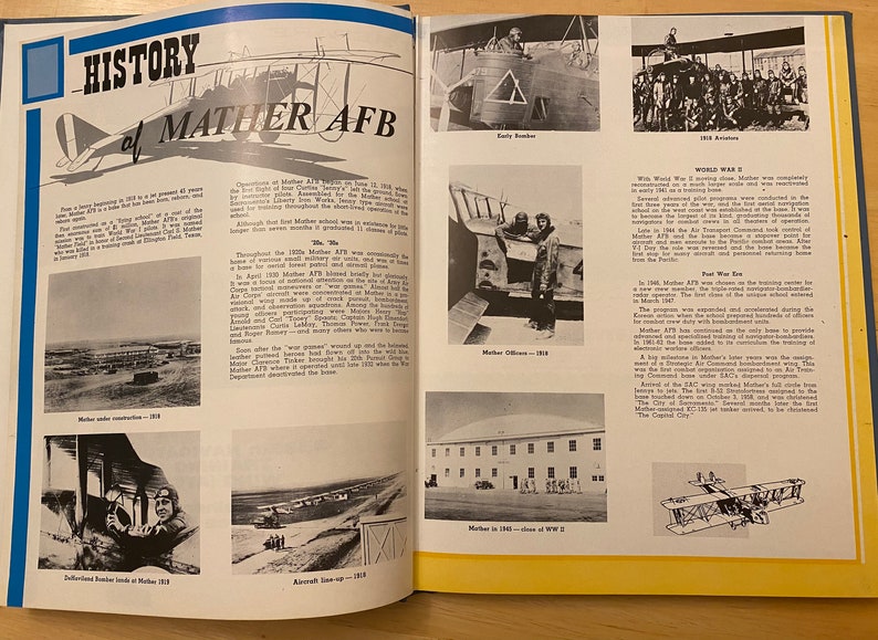 Mather Air Force Base 45th Anniversary 1918 - 1963 Book - Etsy