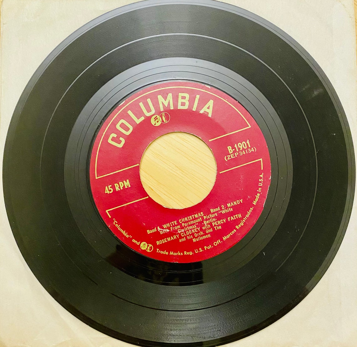 Columbia 10 Vinyl Record B-1901 Christmas - Etsy