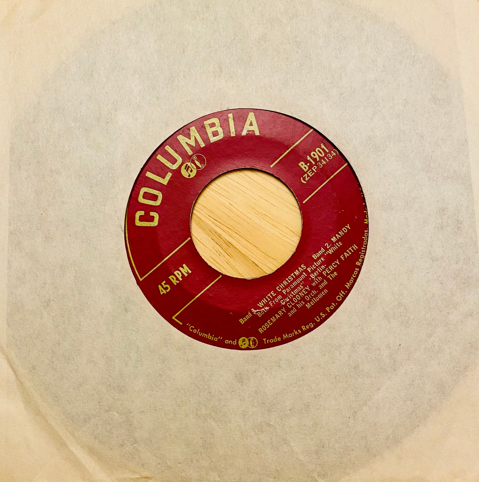 Columbia 10 Vinyl Record B-1901 Christmas - Etsy