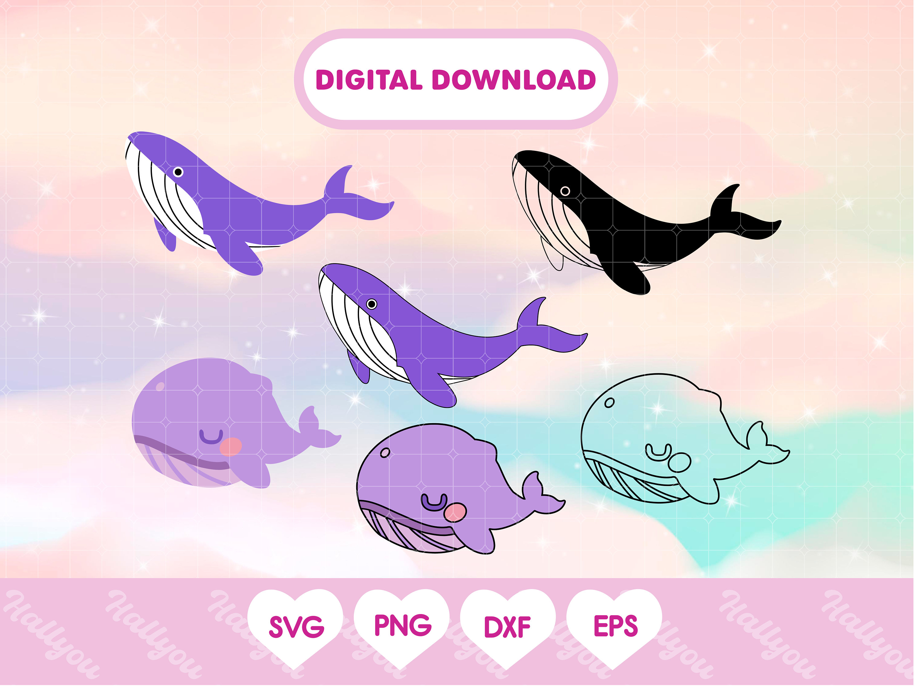 BTS Purple Whale SVG Whalien Eps Dxf Png K-pop Cut File - Etsy Australia