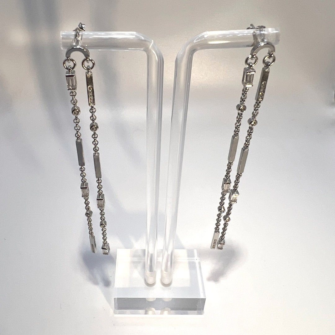 Elegant Minimalistic Earrings, Extra-long Drop Earrings, Minimalist ...