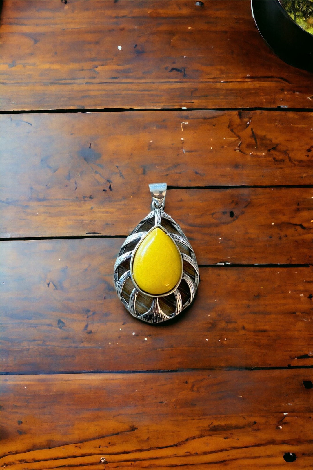 Jade Pendant for Her Yellow Jade Stone Pendant Jade Jewelry Gift for ...
