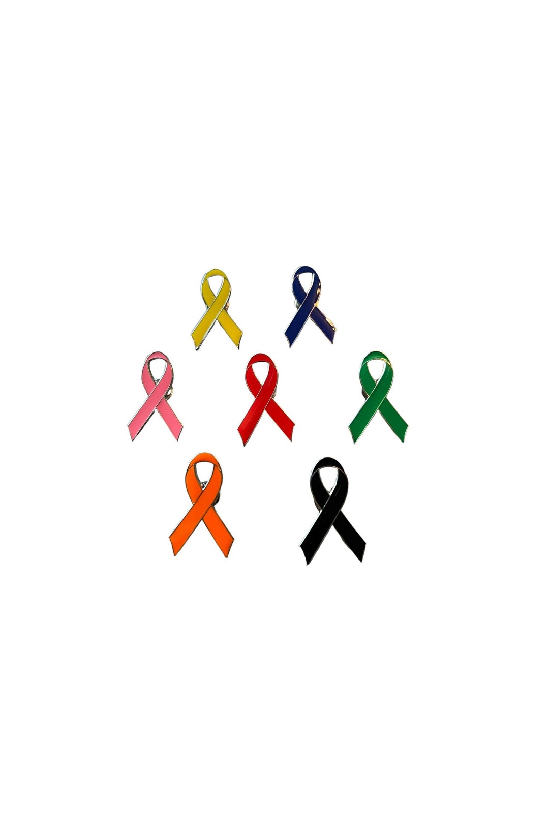 Cancer Support Pin for Cancer Awareness Pin Black Ribbon Pin Blue ...