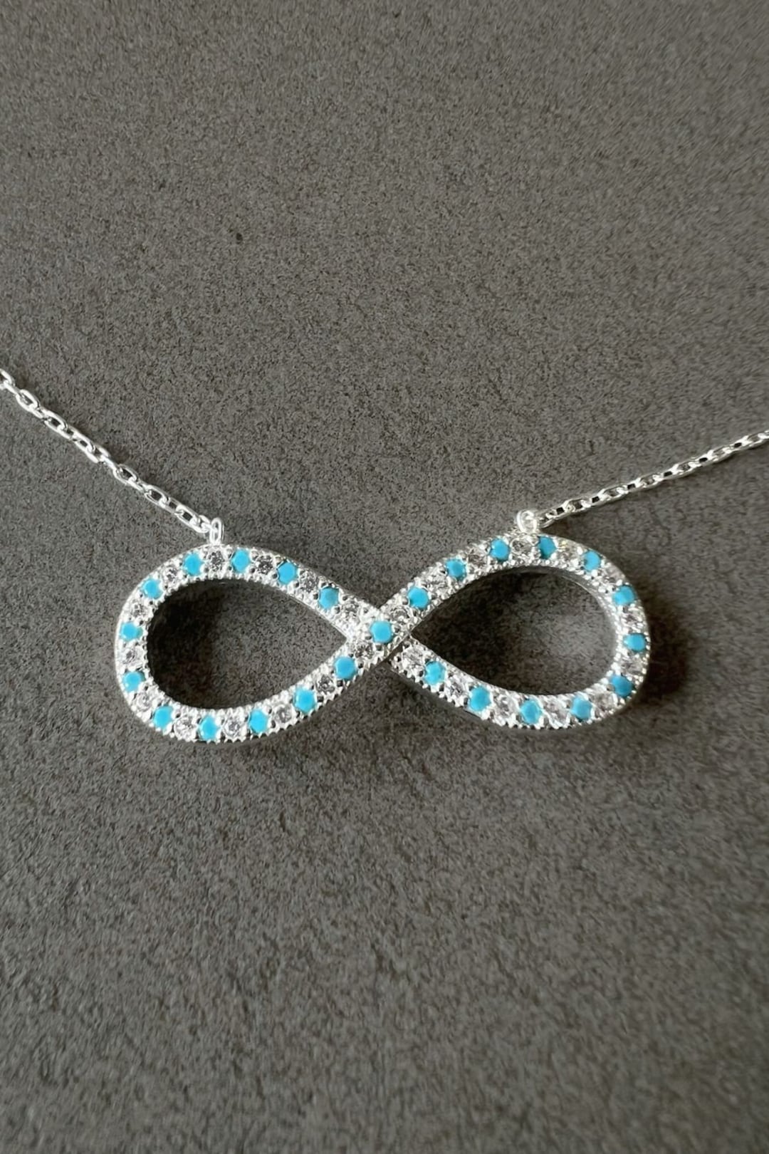 Infinity Necklace 925 Sterling Silver Pendant Necklace With Infinity ...