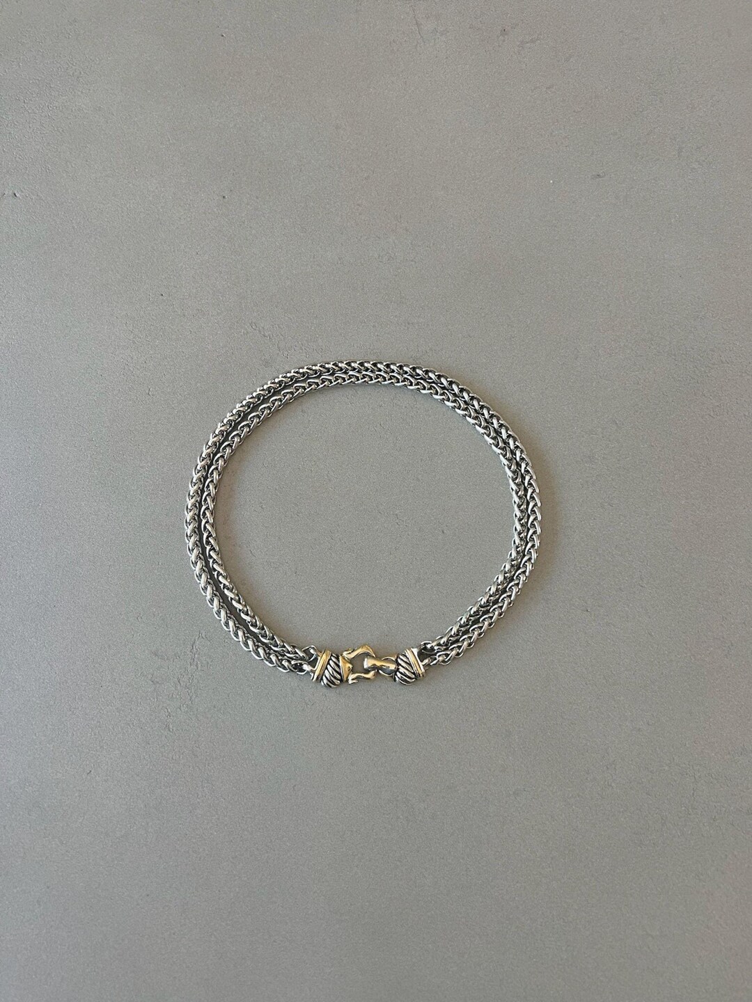 Silver Double Wheat Chain Necklace for Her Rope Chain Necklace for ...