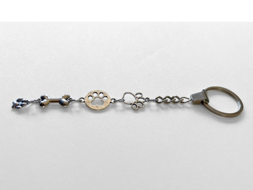 Dog Key Holder for Men Dog Charms Keychain Gift for Dog Lover Keychain ...