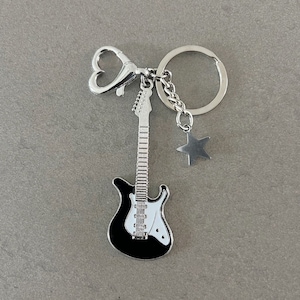 Guitar Keychain for Men Keyholder Gift for Guitar Lover Keychain for ...
