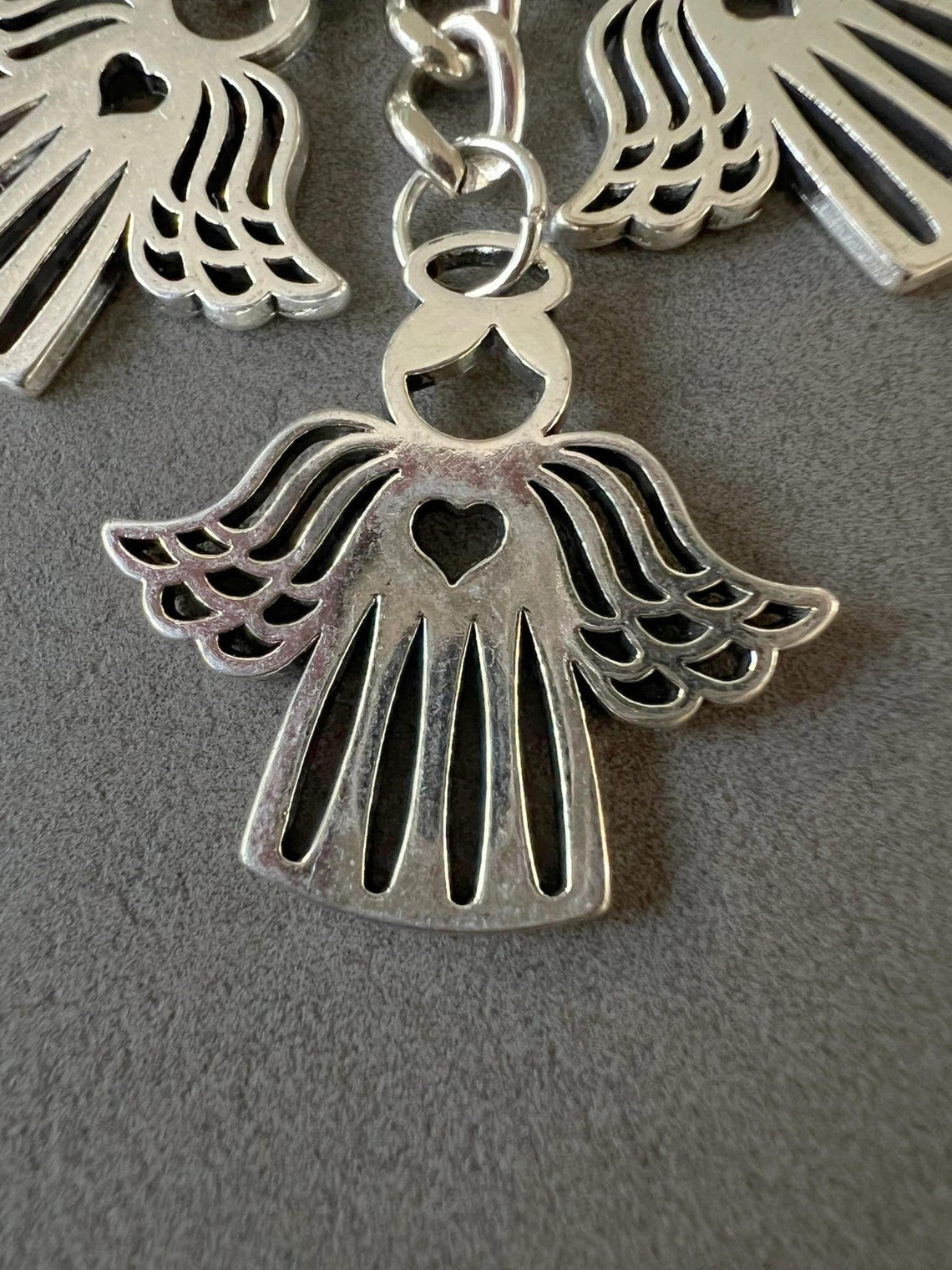 Angel Keychain, Stainless Steel Keychain, Minimalistic Design ...