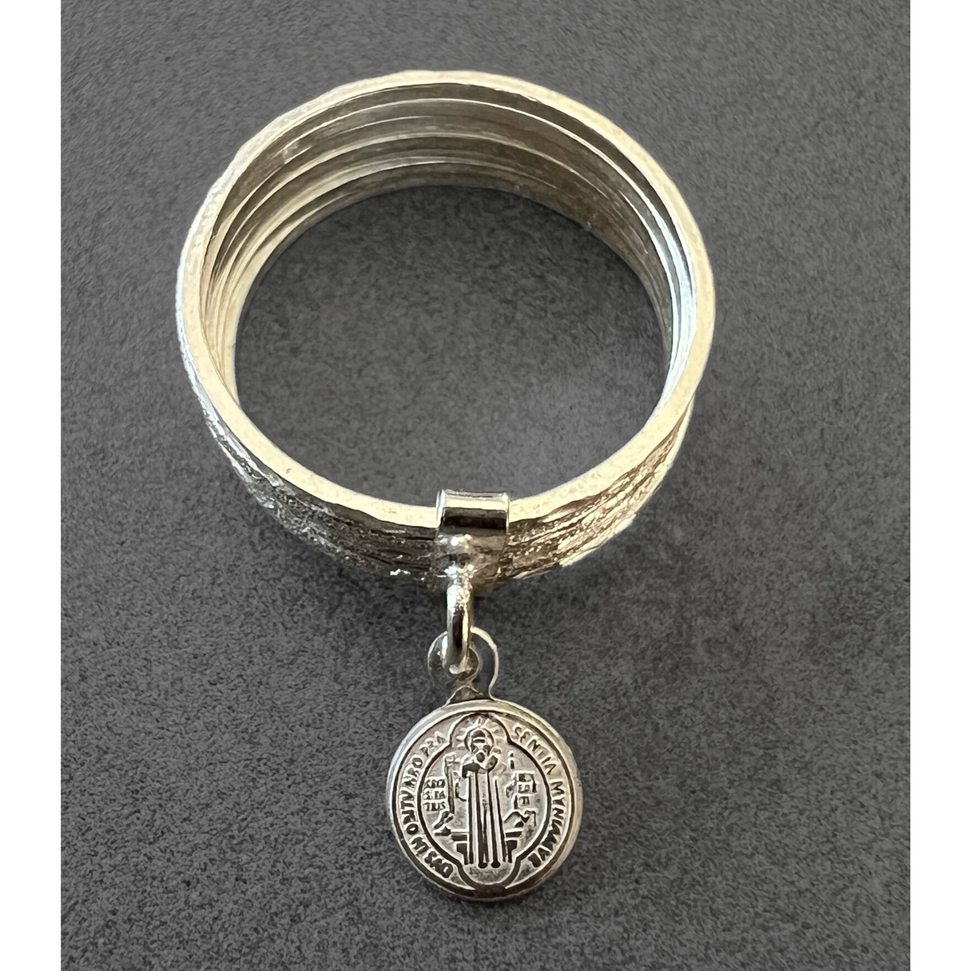 Seven Day Ring Saint Benedict Ring for Her Real Silver Ring St Benedict ...