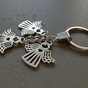 Angel Keychain, Stainless Steel Keychain, Minimalistic Design ...