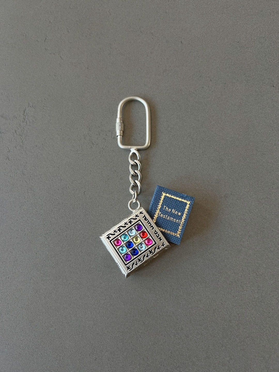 Religious Keychain for Men Religious Keyring for Women New Testament ...