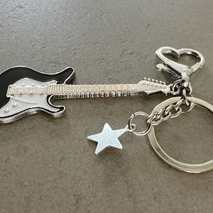 Guitar Keychain for Men Keyholder Gift for Guitar Lover Keychain for ...