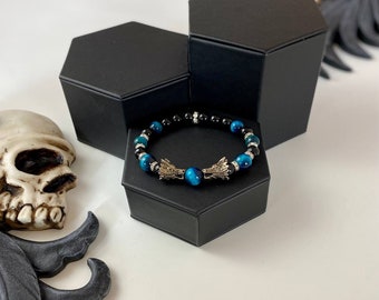 Dragon Bracelet / Natural Gemstone / High Quality Blue Dragon Bracelet / Natural Gemstone / High Quality Blue