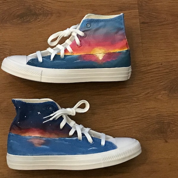 Painted Converse - Etsy