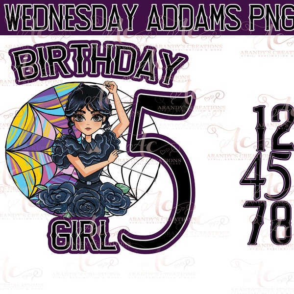 Wednesday Birthday Party - Etsy